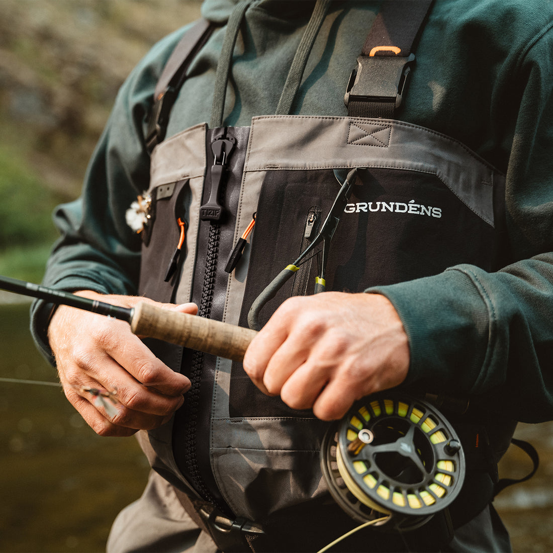 Grundéns Men's Vector Zip Stockingfoot Wader – Grundens